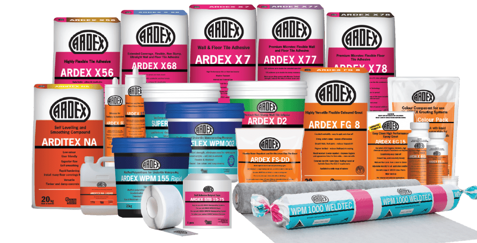 ARDEX - Tiling, Flooring, Waterproofing & Concrete Repair Systems